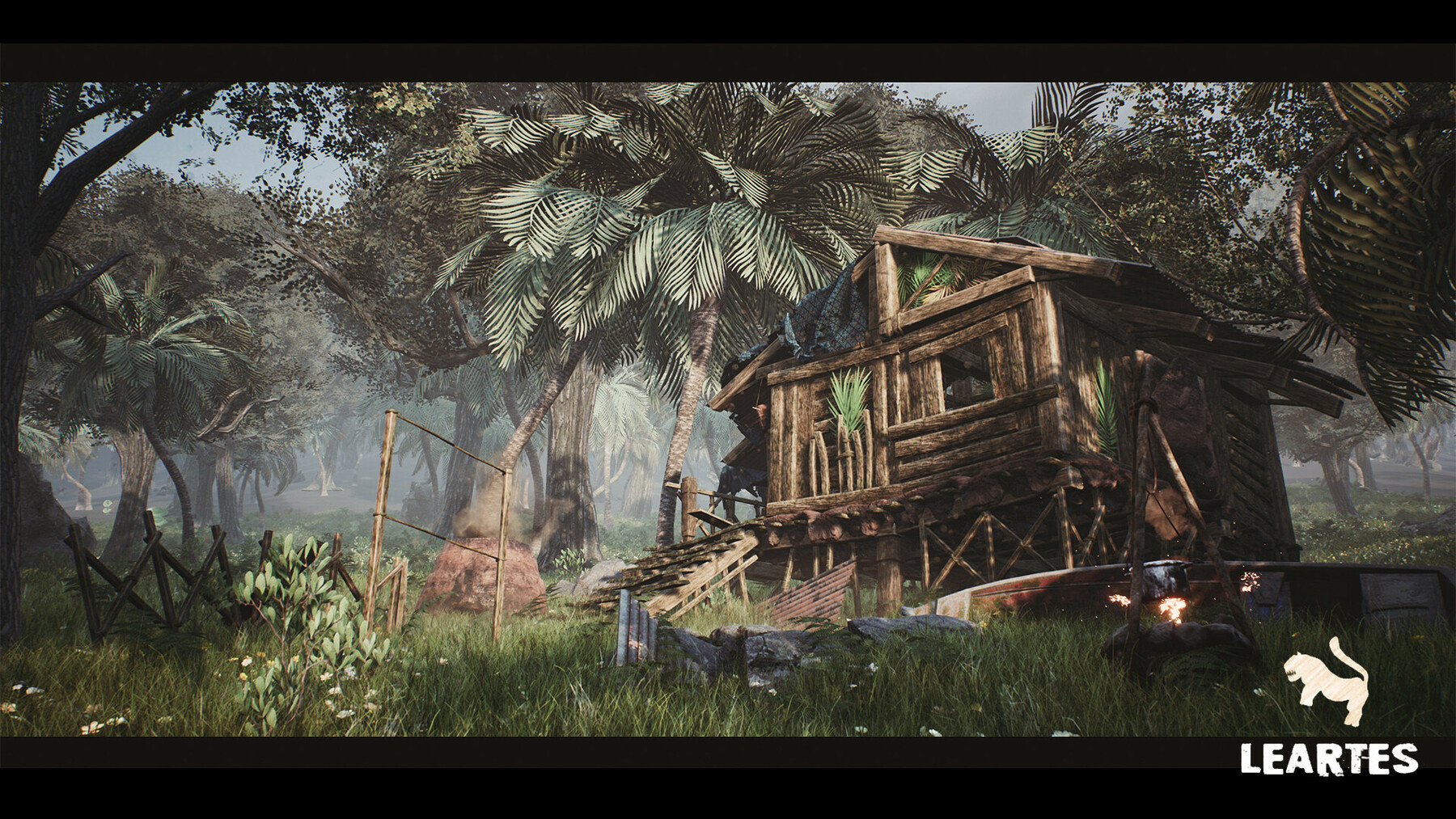 ArtStation - Abandoned Hut in Tropical Island (Survival / Post ...