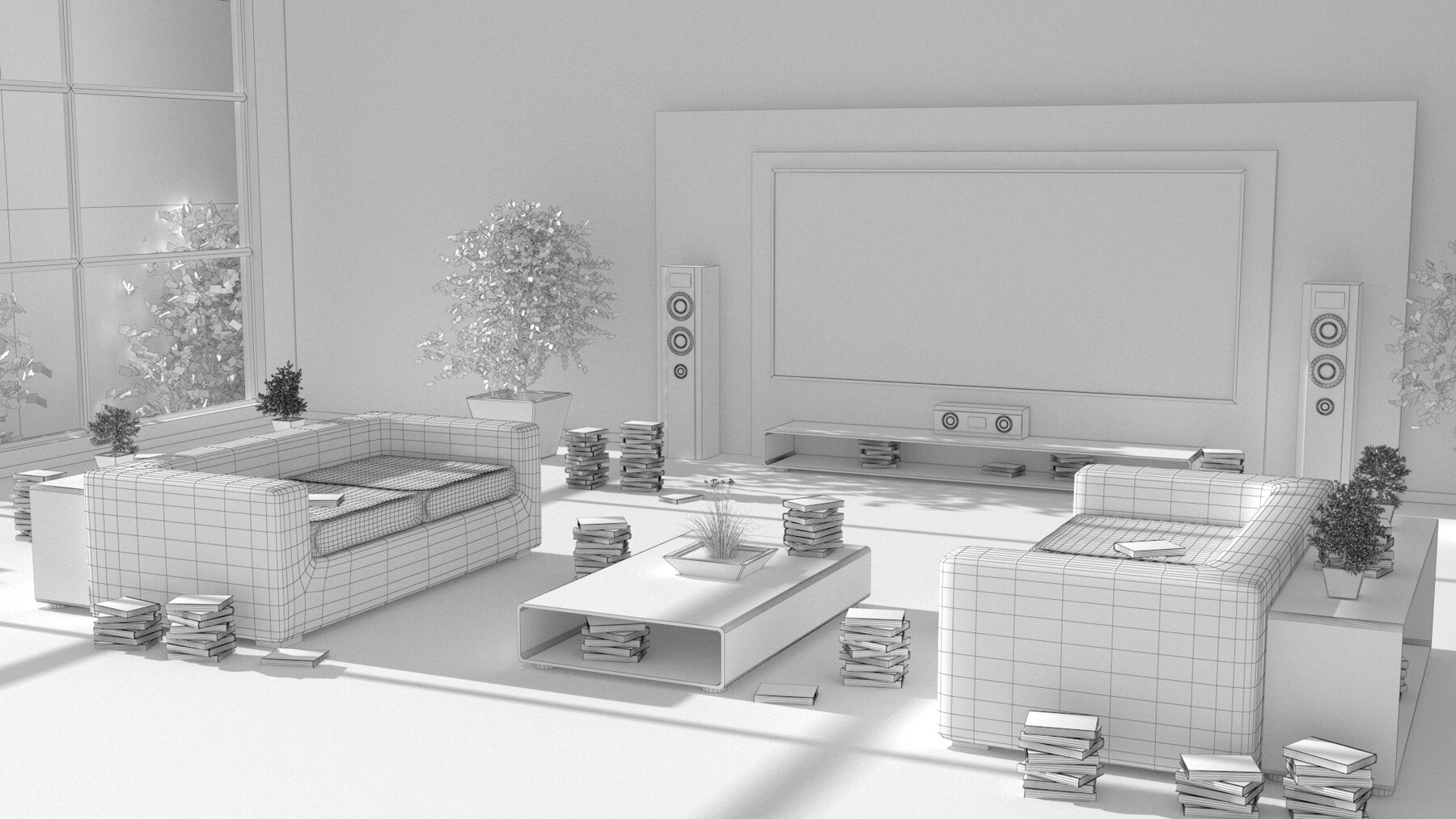 ArtStation - living room 4 | Game Assets