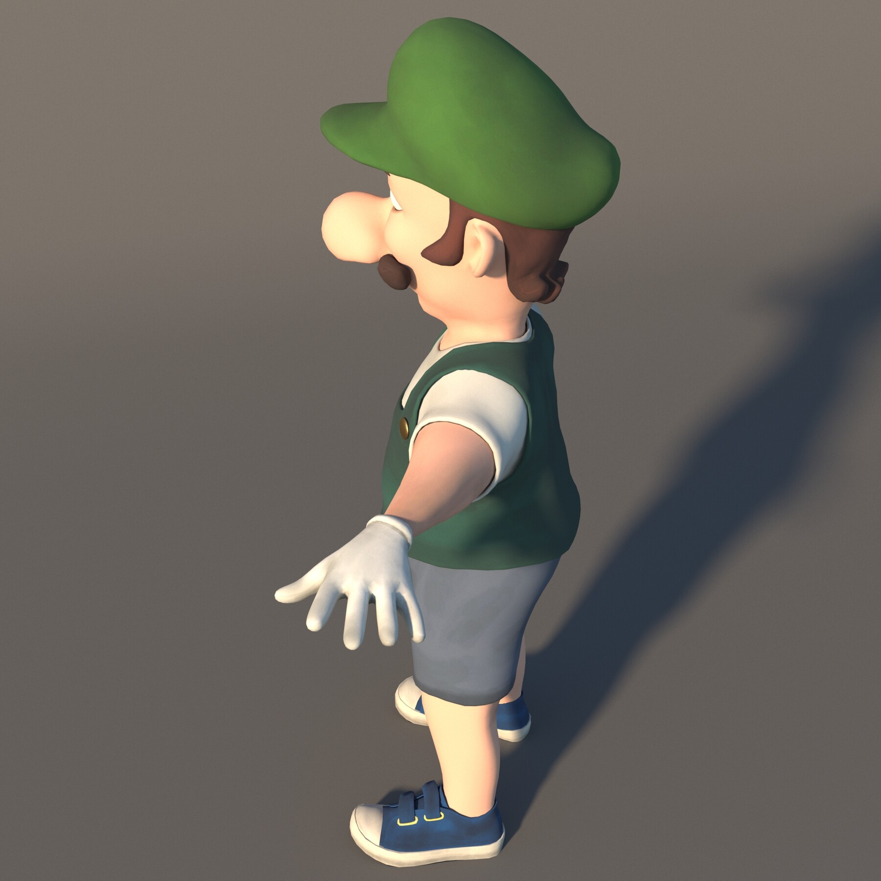 ArtStation - cartoon character luigi | Resources
