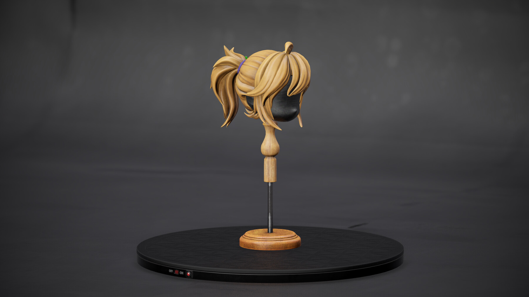 ArtStation - Ponytail Hair for Nendoroid | Game Assets