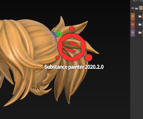 ArtStation - Ponytail Hair for Nendoroid | Game Assets