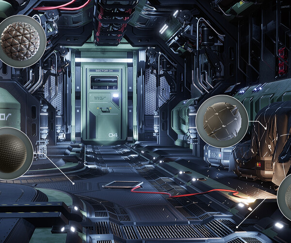 ArtStation - Sci-Fi Material Pack | Game Assets