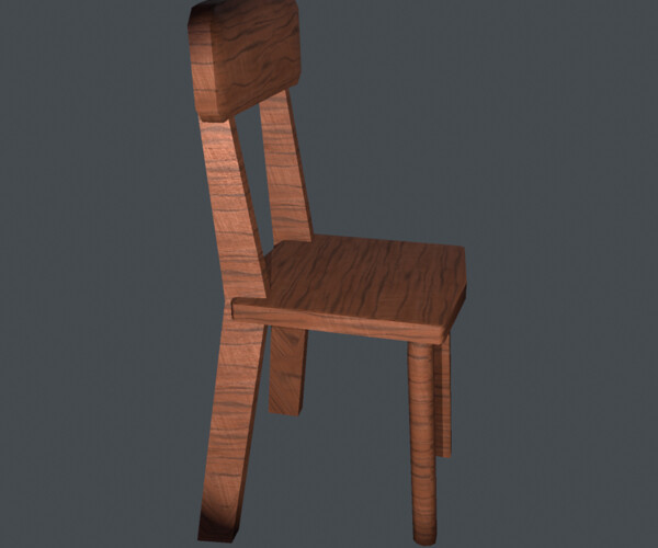 ArtStation - Wooden Chair | Game Assets