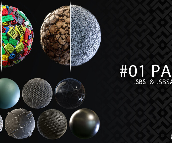 ArtStation - #01 Material Pack | Game Assets