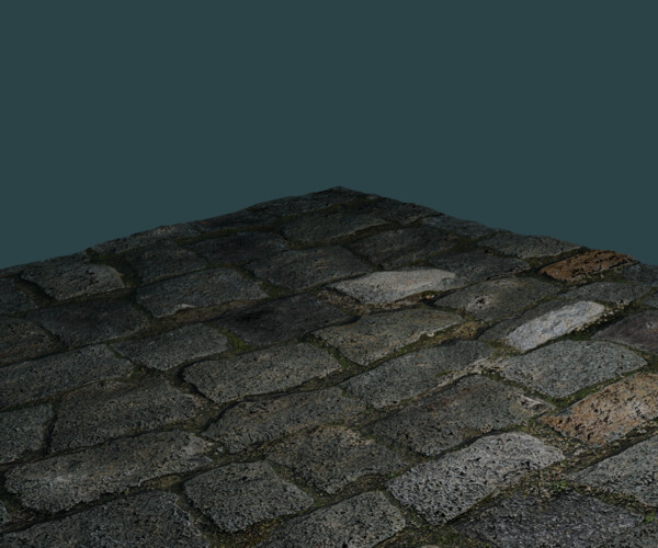 ArtStation - Cobblestone Path PBR Textures | Resources