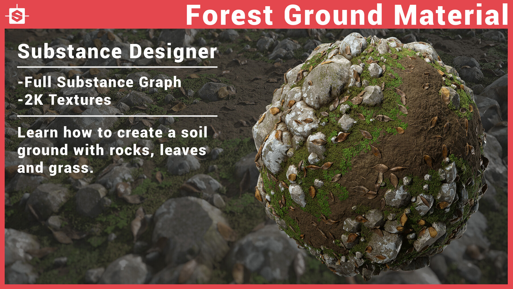 Angel Fernandes - Forest Ground Material - Substance Designer