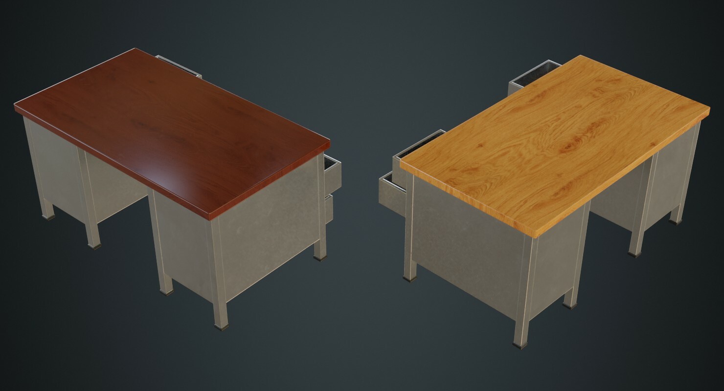 ArtStation - Desk 1B | Game Assets