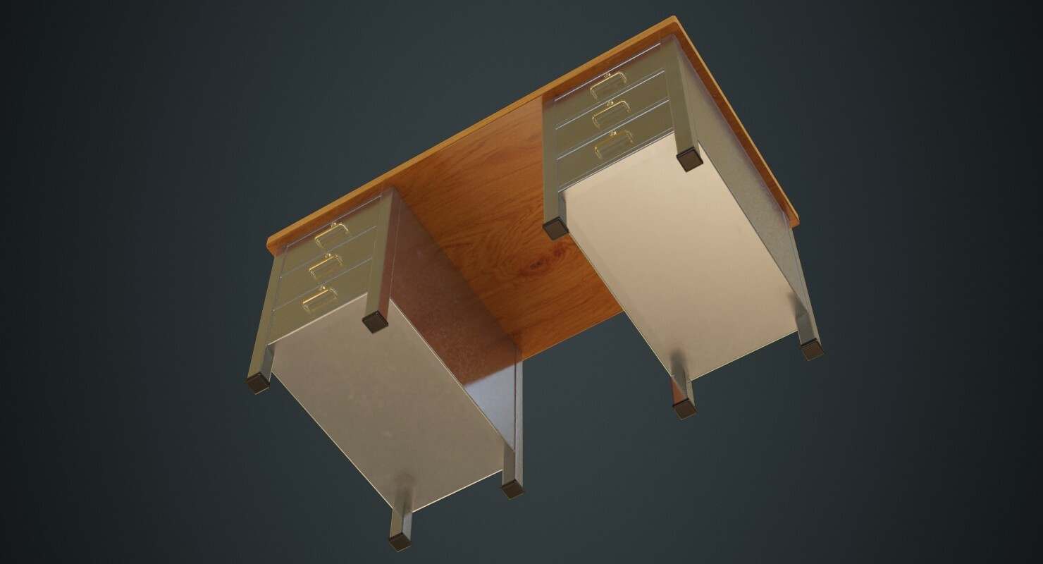 ArtStation - Desk 1B | Game Assets