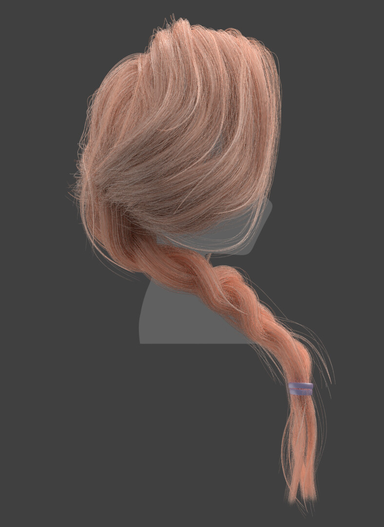 ArtStation - Loose braid | Resources