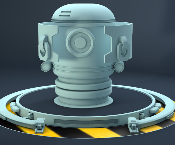 ArtStation - Turret | Game Assets