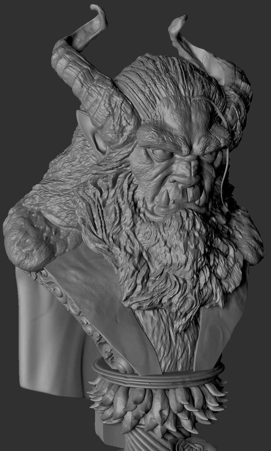 ArtStation - The Beast Bust - Print Version | Resources