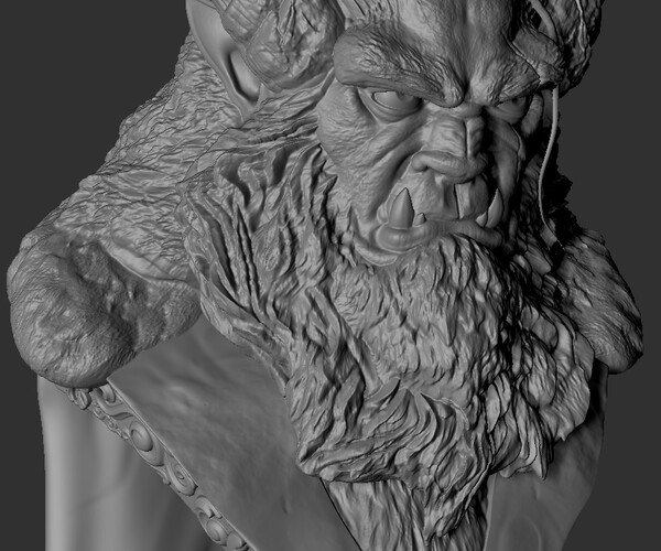 ArtStation - The Beast Bust - Print Version | Resources