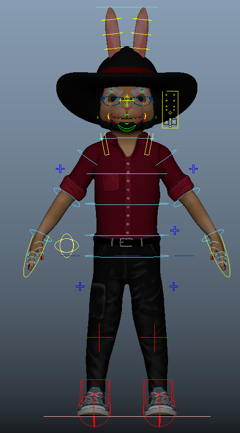 ArtStation - Rabbit Man - Maya Rig | Resources