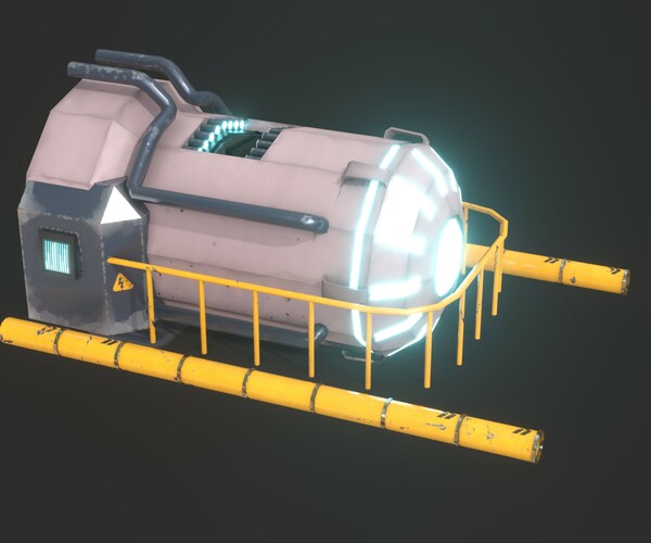 ArtStation - Among Us Power Generator | Game Assets