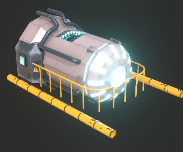 ArtStation - Among Us Power Generator | Game Assets