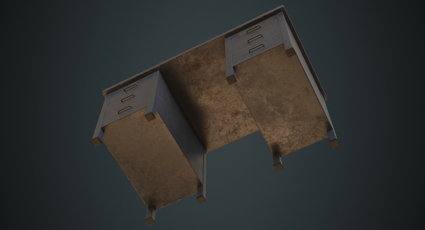 ArtStation - Desk 1C | Game Assets