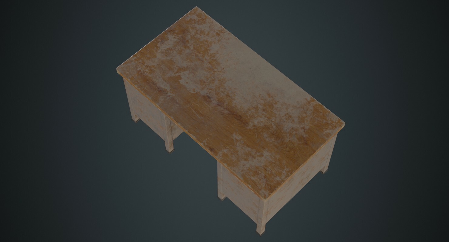 ArtStation - Desk 1D | Game Assets