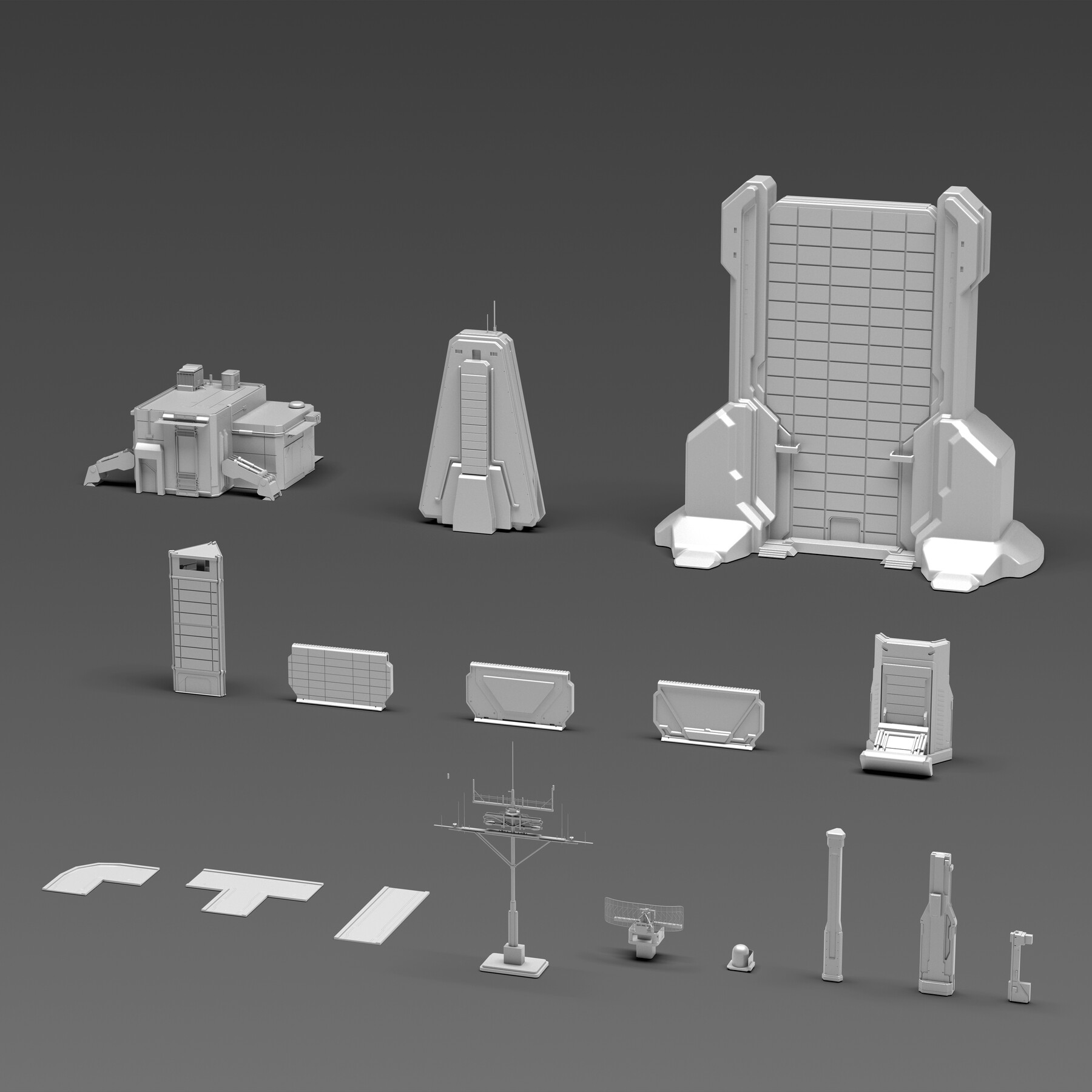 ArtStation - Advanced Outpost Kitbash | Resources