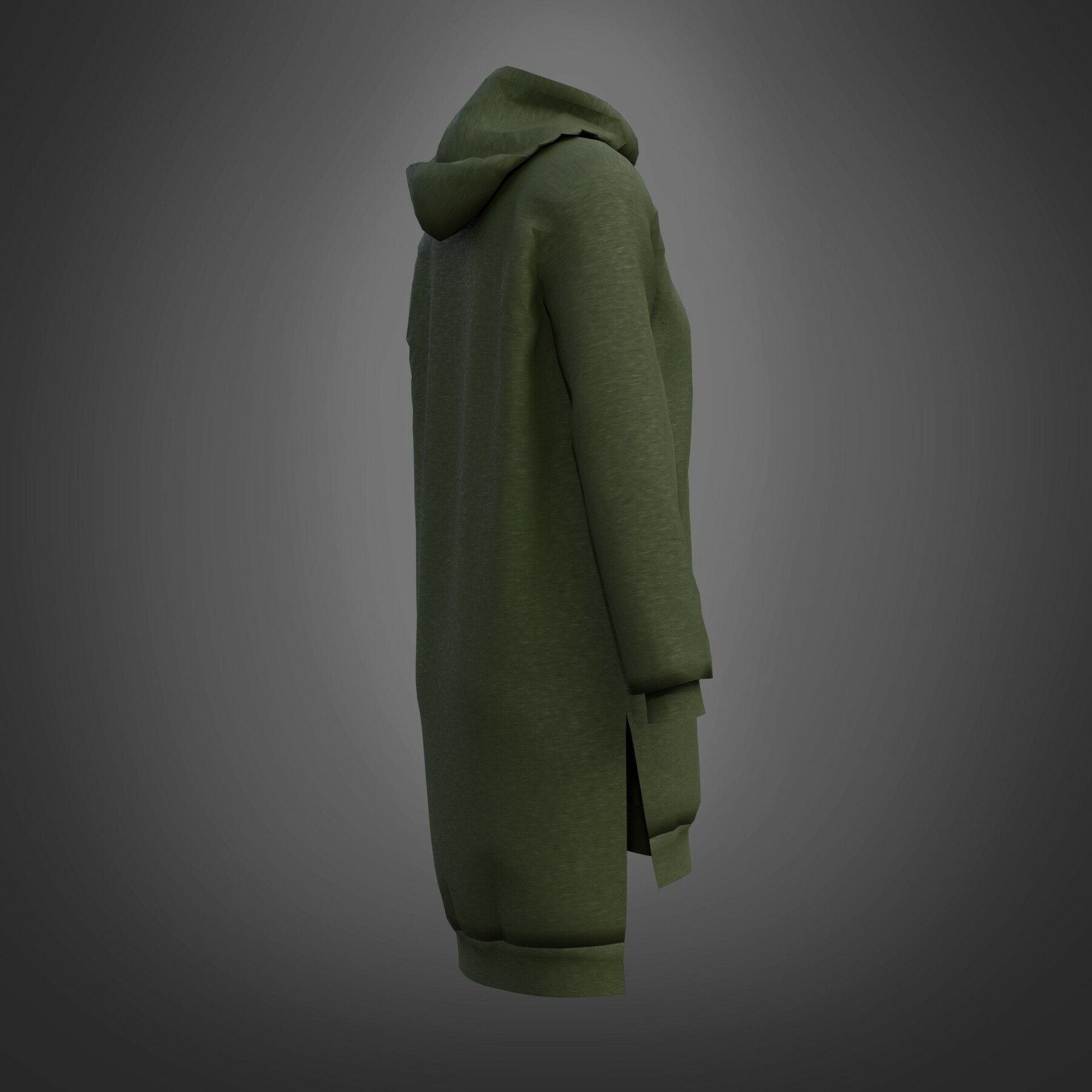 ArtStation - Hood Sweater Dress 3D Model | Resources