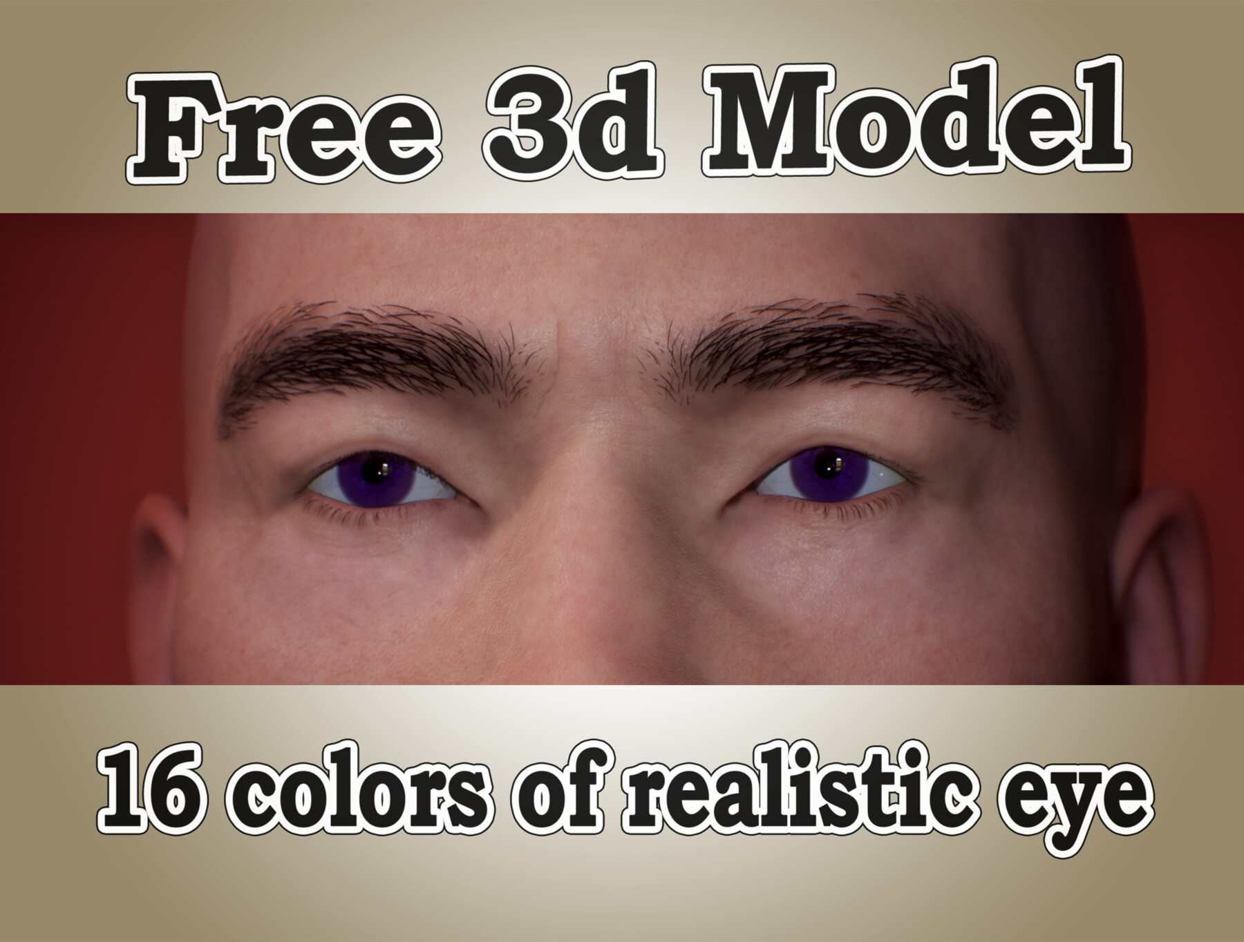 ArtStation - 16 Colors of Realistic Eye (free demo) | Resources