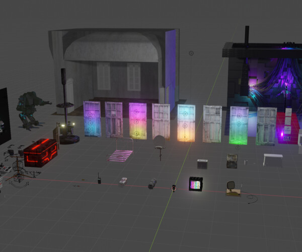 ArtStation - Cyberpunk Lab Asset Pack | Game Assets