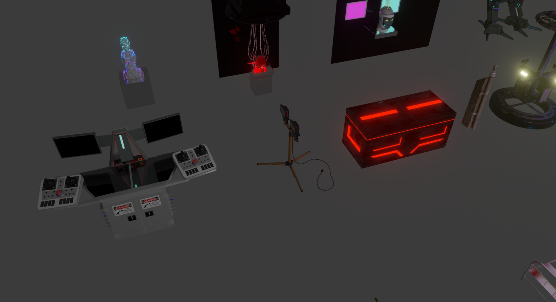ArtStation - Cyberpunk Lab Asset Pack | Game Assets