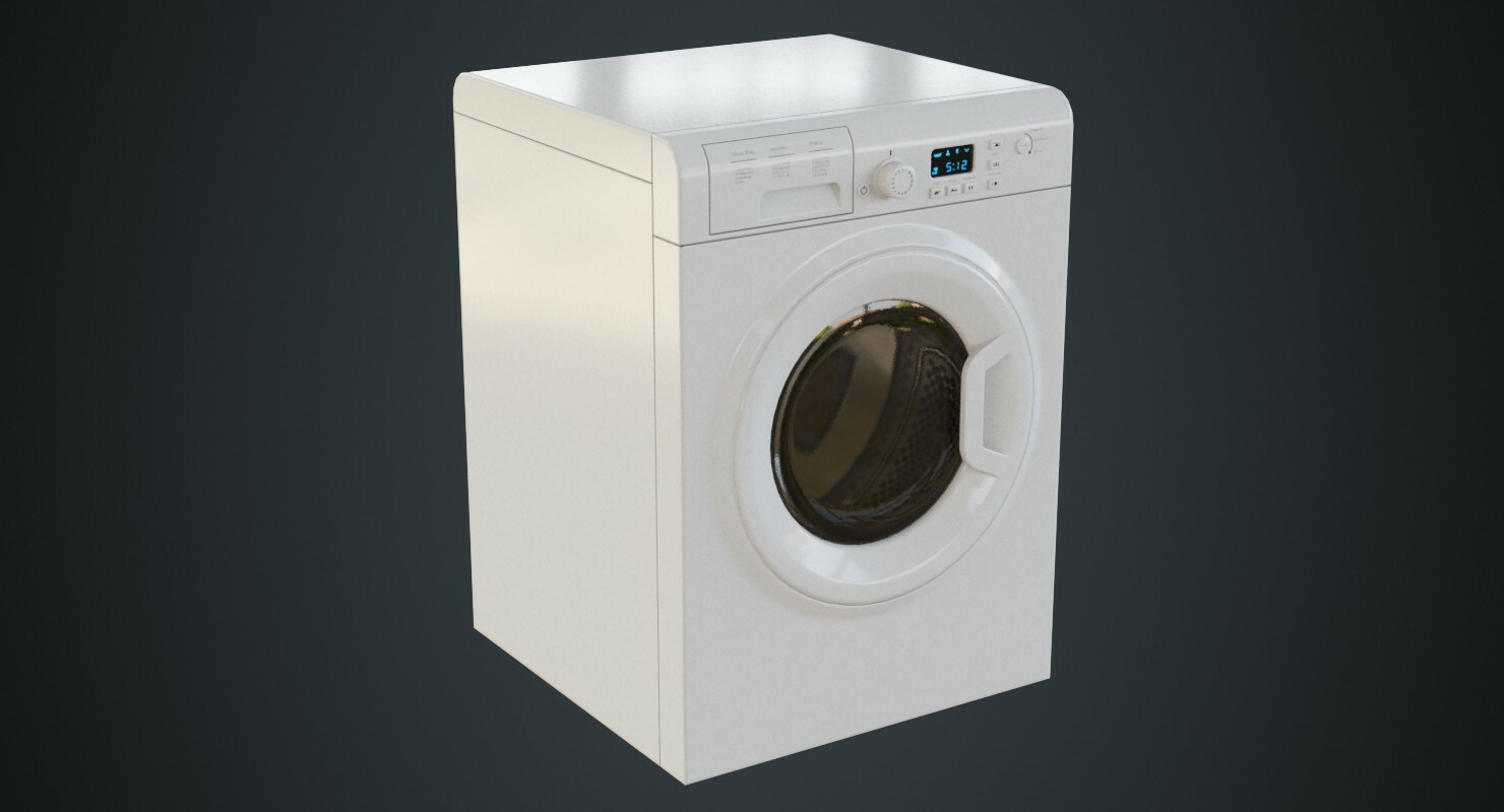 ArtStation - Washing Machine 1A | Game Assets