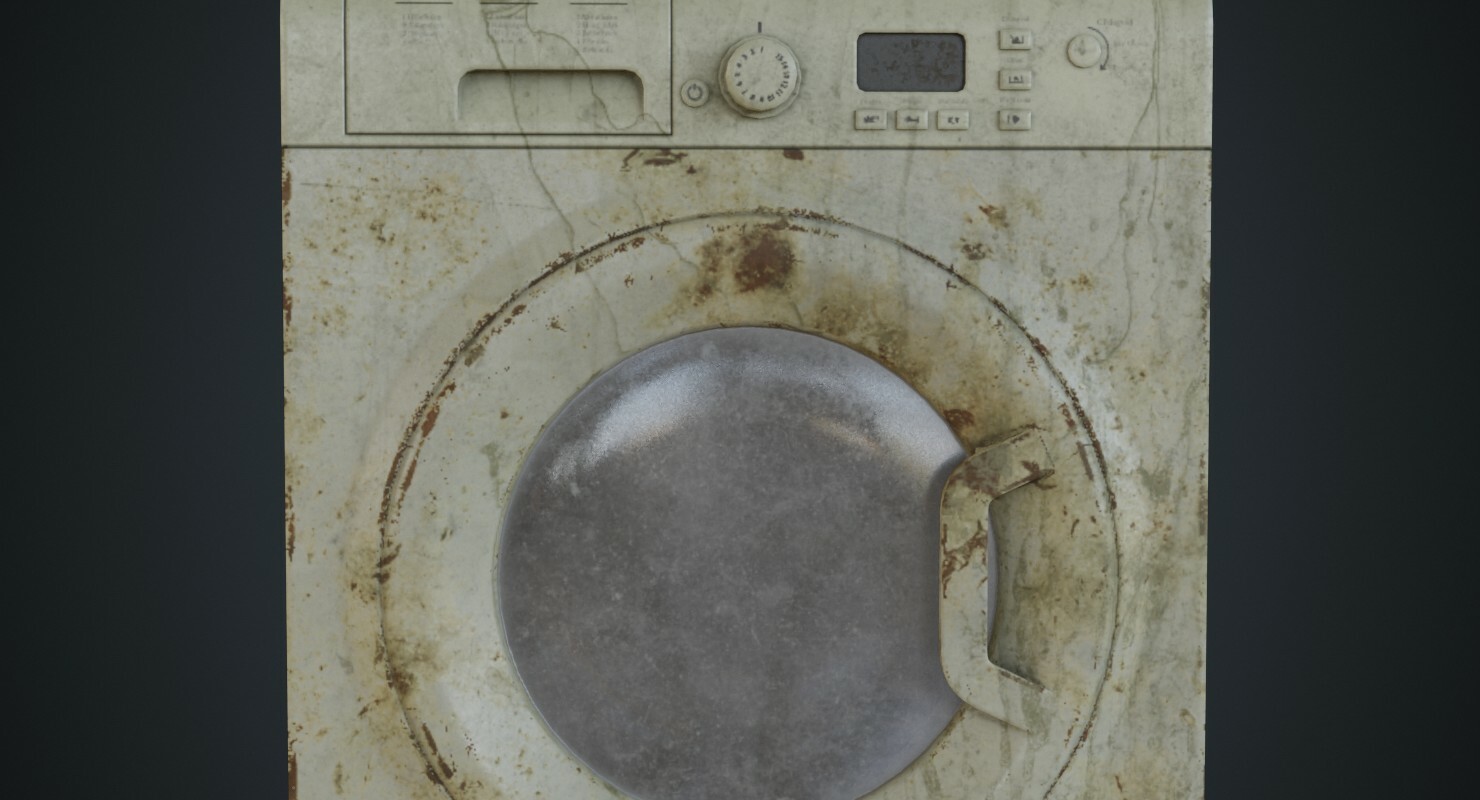 ArtStation - Washing Machine 1B | Game Assets