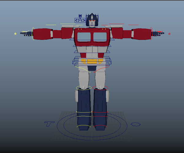 ArtStation - Optimus Prime Rig | Game Assets