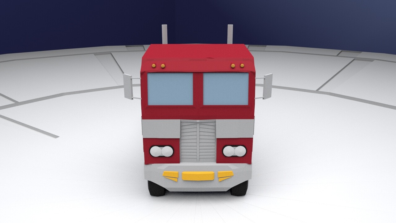 ArtStation - Optimus Prime Rig | Game Assets