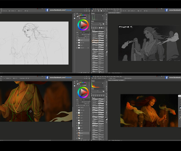 ArtStation - Gold Summer - Tutorial & Walkthrough Volume 4 | Tutorials