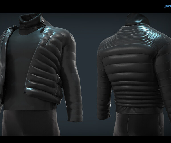 ArtStation - Jacket - Marvelous/Clo 3D (.obj) | Resources