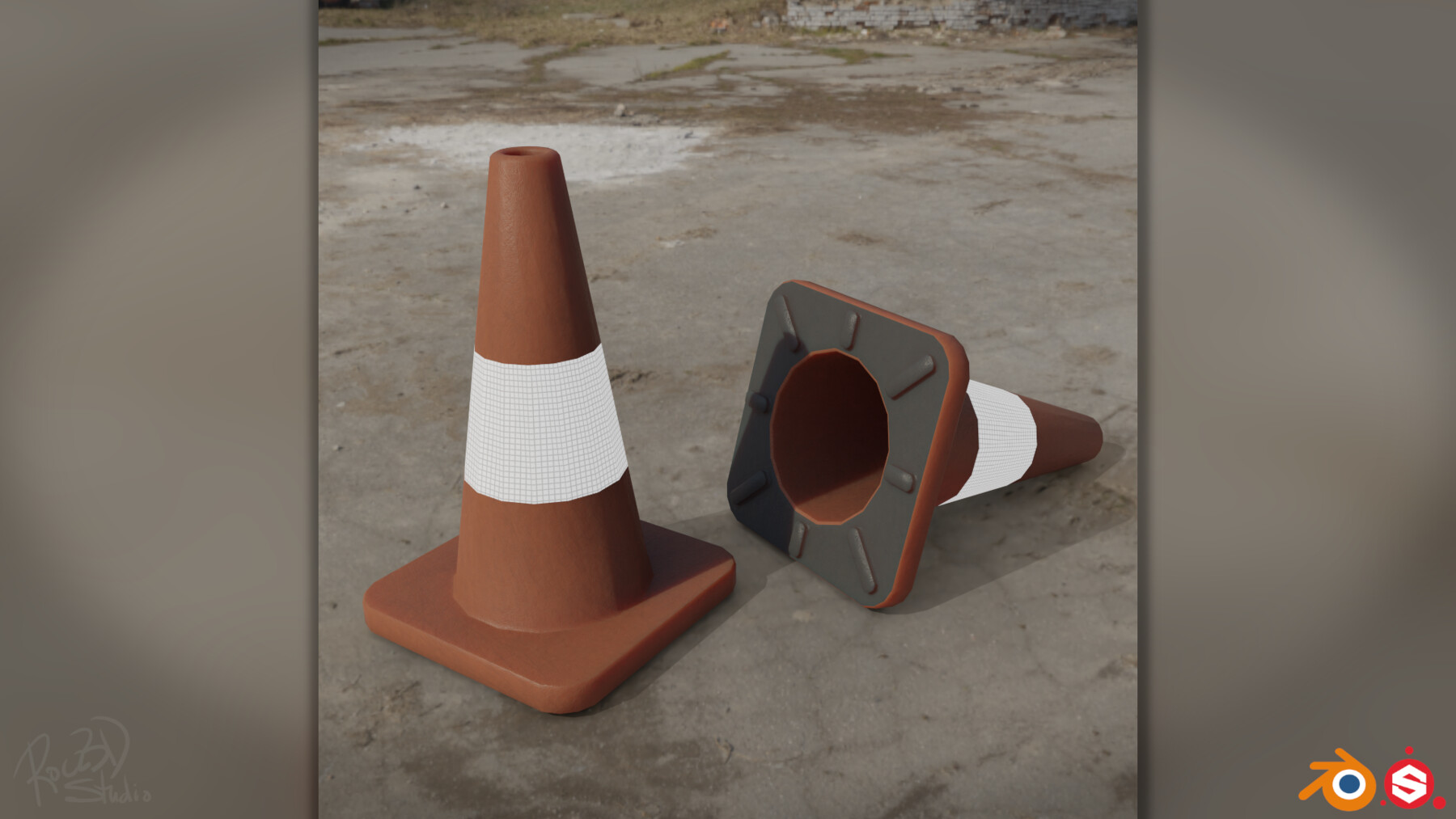 ArtStation - Road Cones and Pylons Pack | Resources