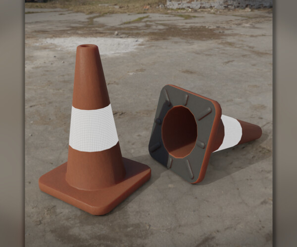 ArtStation - Road Cones and Pylons Pack | Resources
