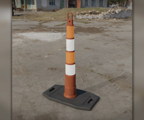ArtStation - Road Cones and Pylons Pack | Resources