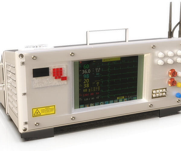 ArtStation - ICU monitor medical equipment | Resources
