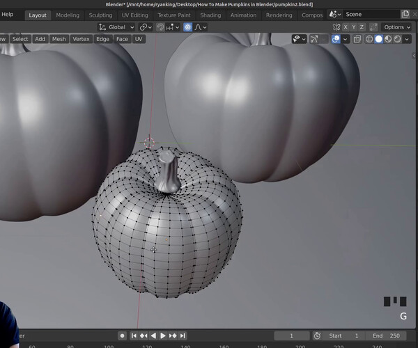 ArtStation - How to make Pumpkins in Blender (Tutorial) | Tutorials
