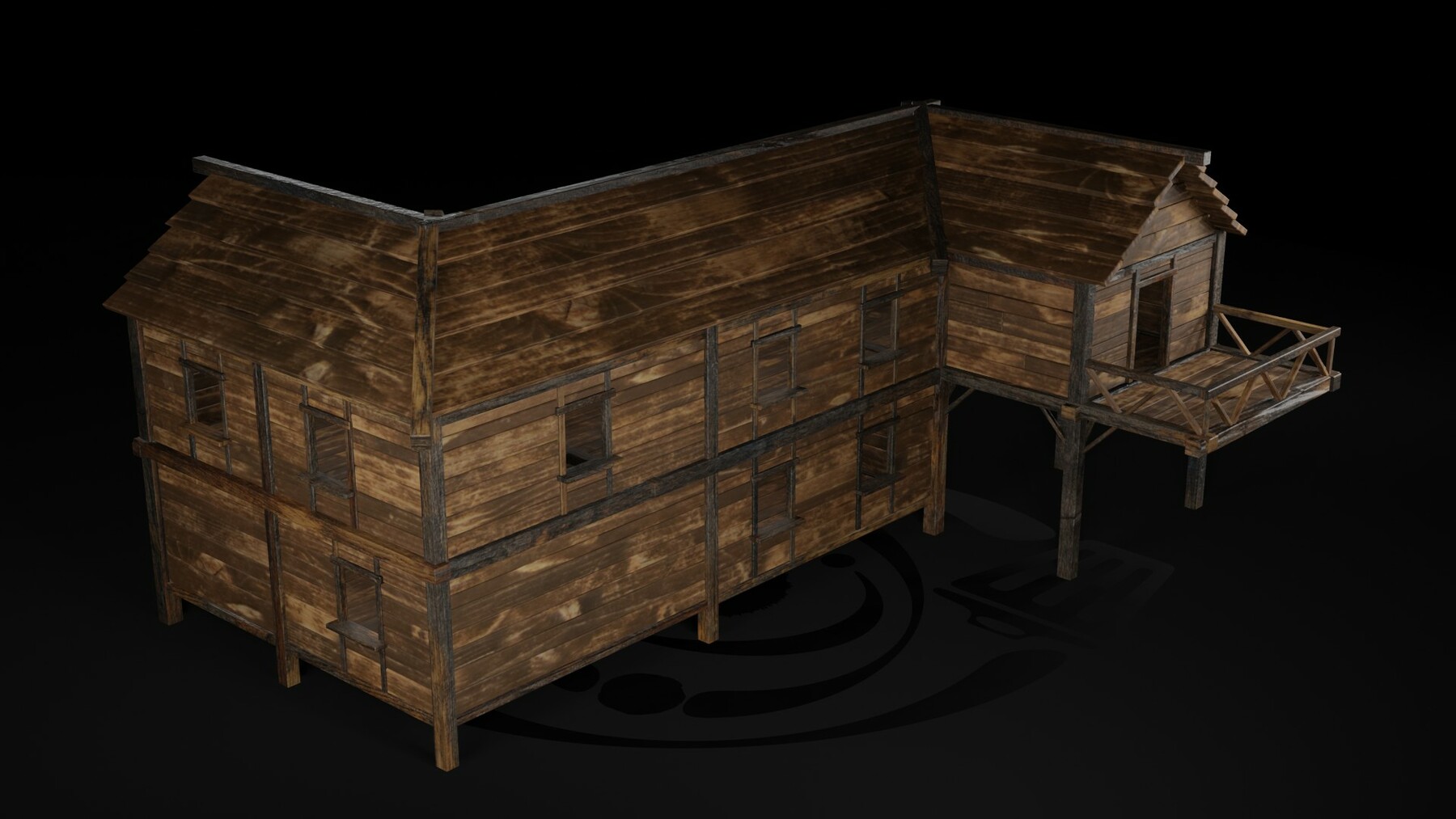 ArtStation - AAA Wooden Enterable Medieval Primal Hut Collection 02 R ...