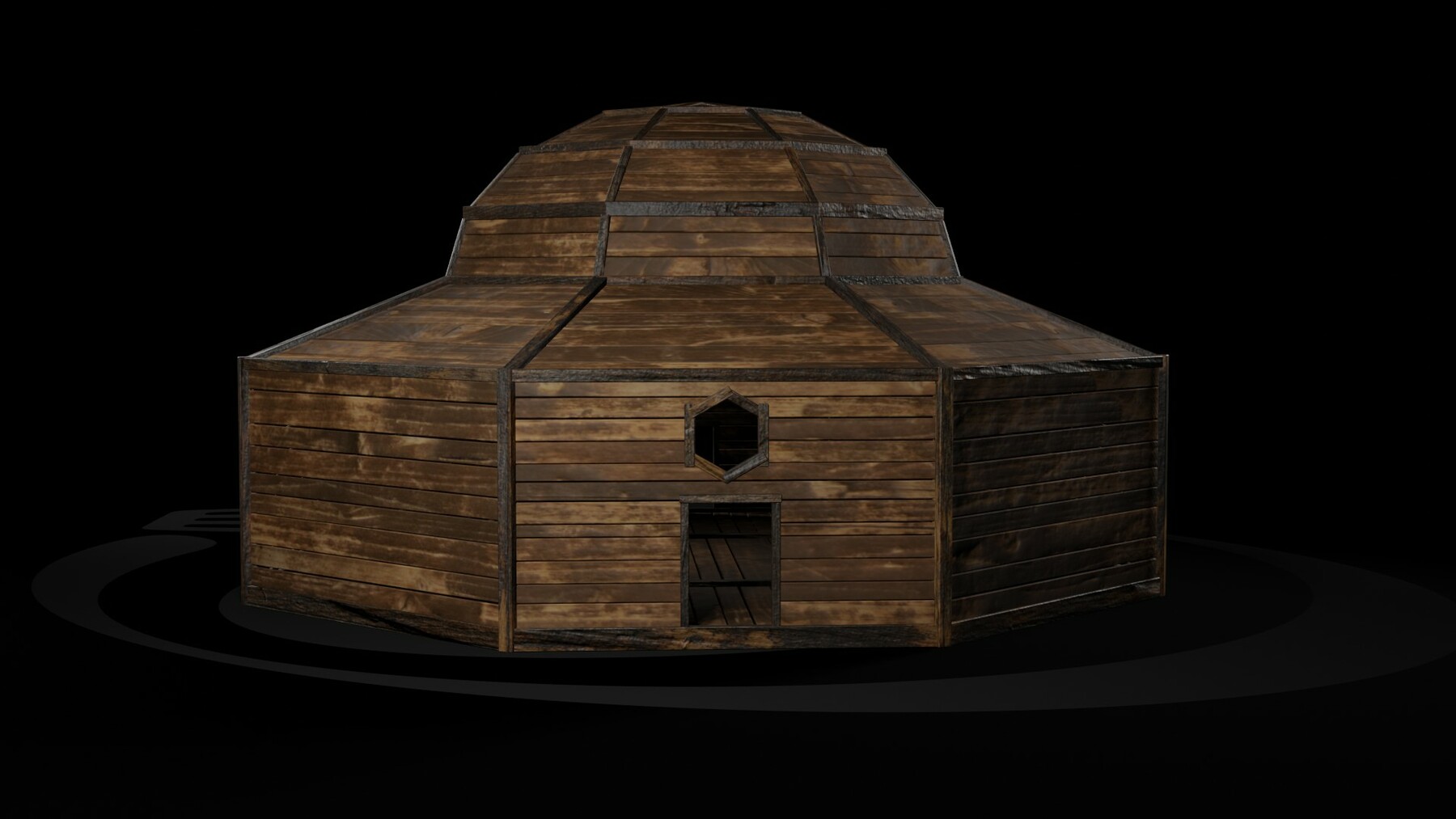 ArtStation - AAA Wooden Enterable Medieval Primal Hut Collection 02 R ...