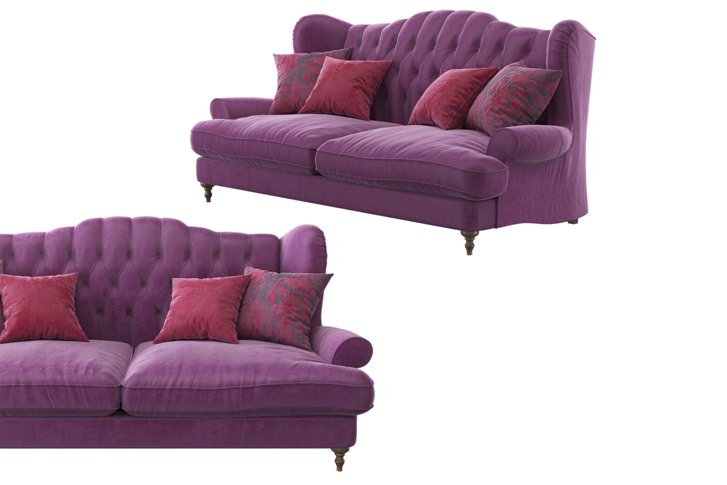 ArtStation - 4 Seater Sofa Sofology Liberte 3d model | Resources