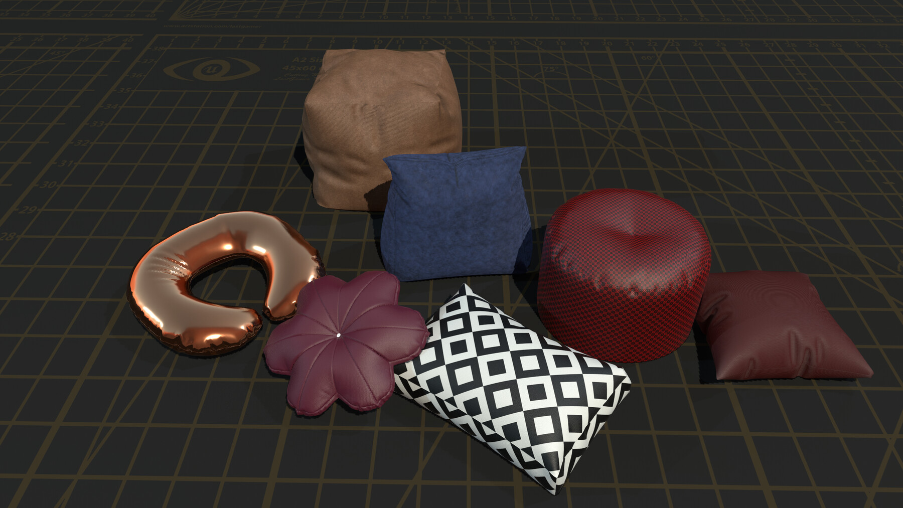 ArtStation - Puff, Pillow , Fabric BUNDLE ( Limited Time ) High Quality ...