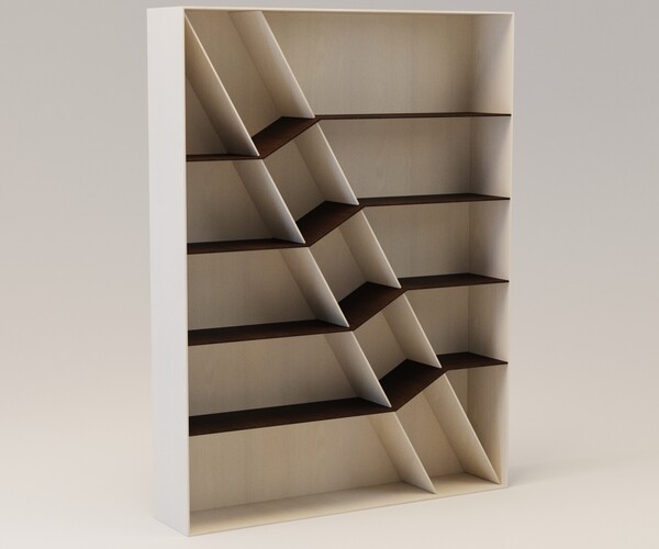 ArtStation - Bookcase 01 | Resources
