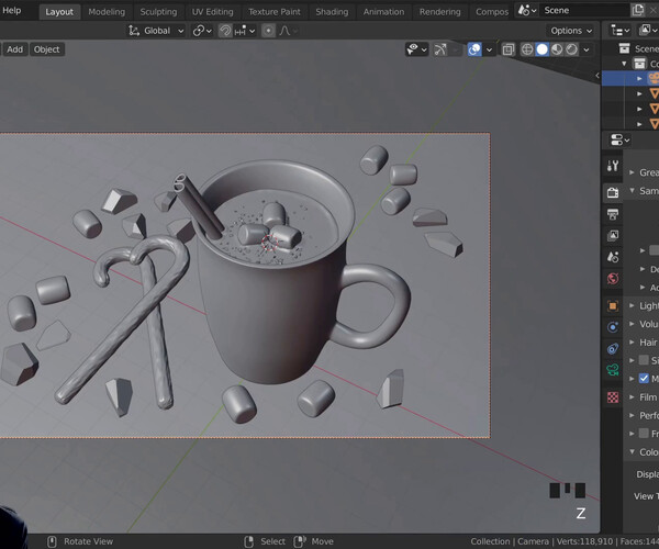 ArtStation - Hot Cocoa (Blender Tutorial) | Tutorials