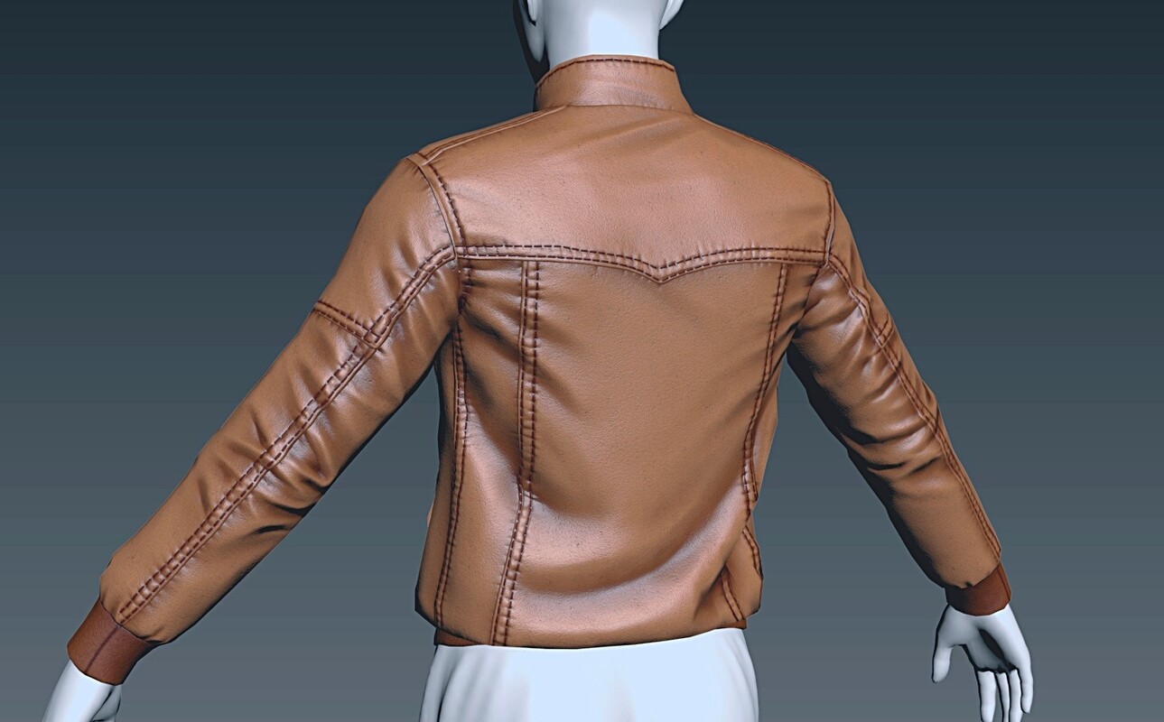 ArtStation - 3D LowPoly Jacket model | Game Assets