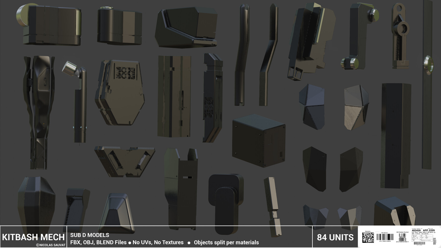 ArtStation - MECH KITBASH. | Resources