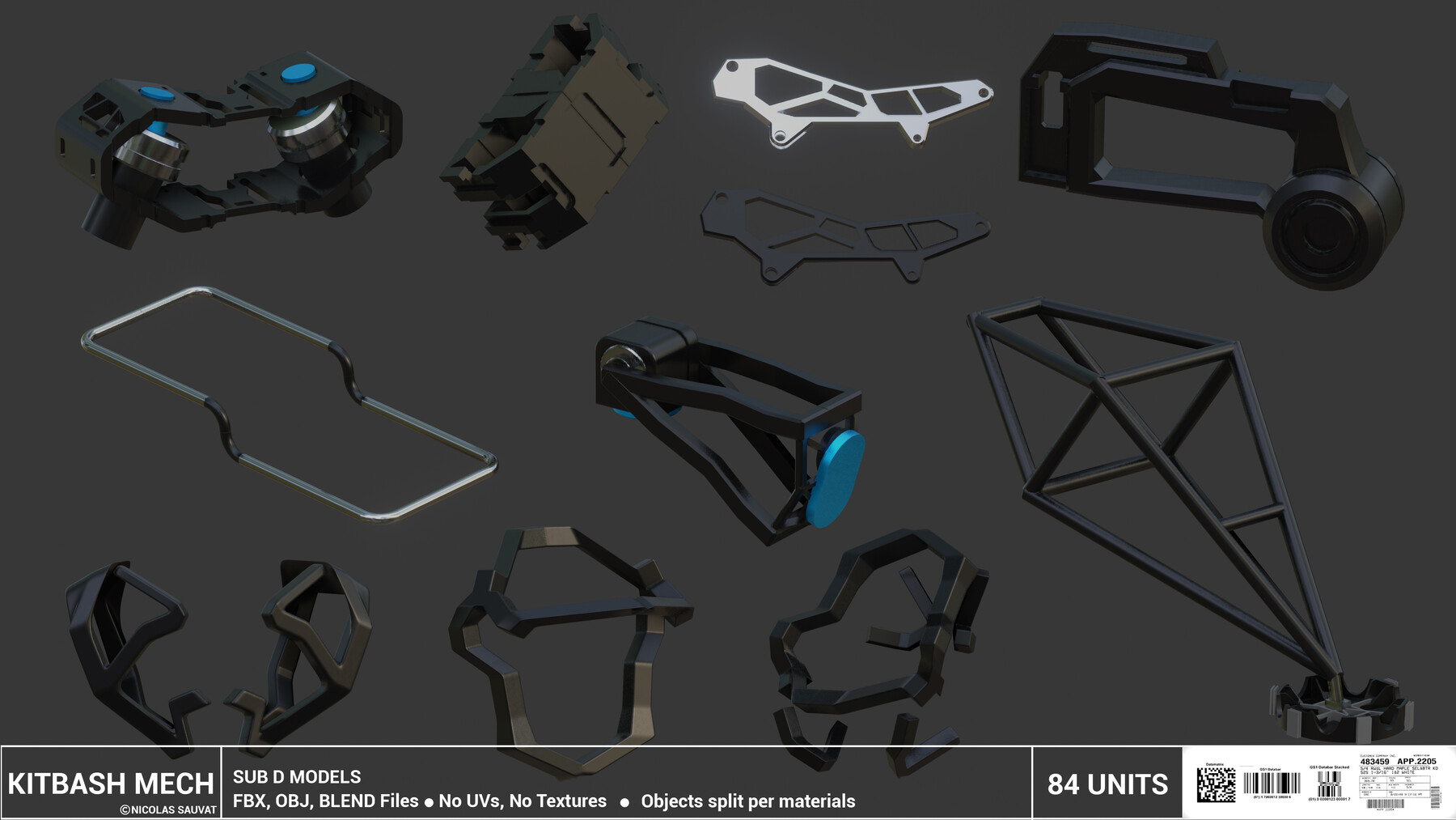 ArtStation - MECH KITBASH. | Resources