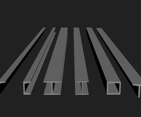ArtStation - FREE Industrial beams Models | Resources