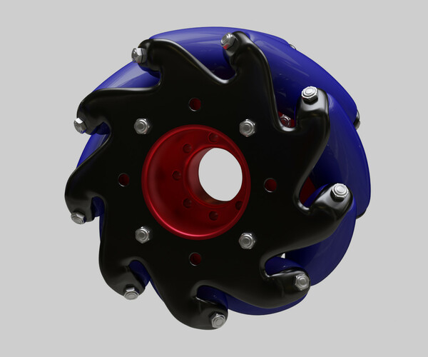 ArtStation - 3D Mecanum robot platform | Resources