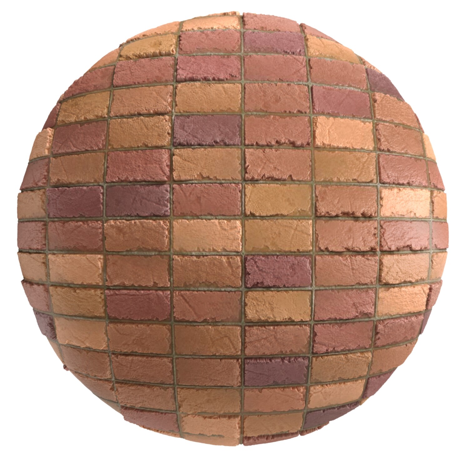 ArtStation - Materials 9- Brick Tiles Pbr In 4 Patterns | Resources