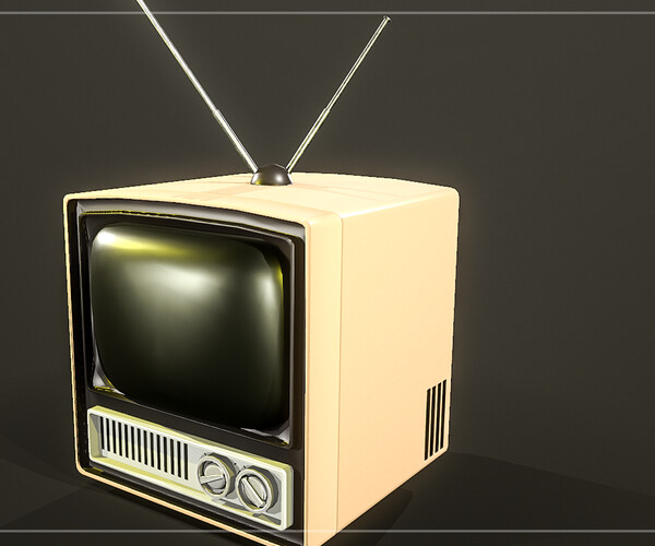 ArtStation - TV Retro | Game Assets